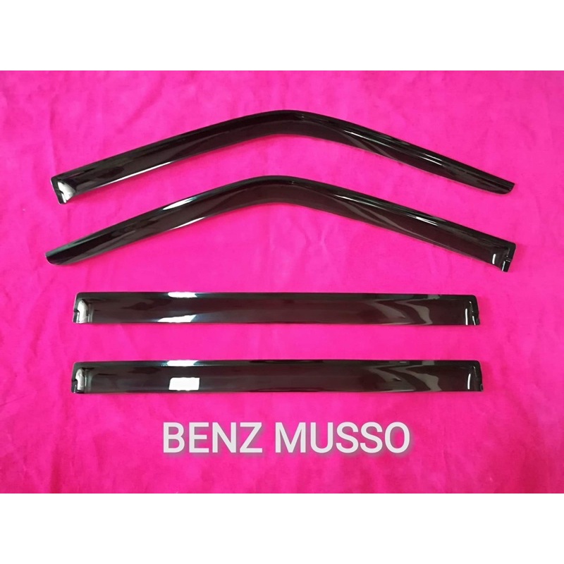 คิ้วกันสาดรถยนต์Benz musso | Shopee Thailand