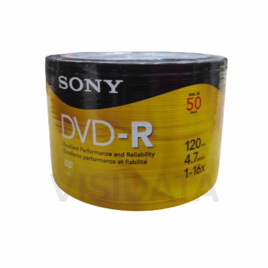 Sony DVD-R 4.7 GB - 1 แกน มี 50 ชิ้น | Shopee Thailand