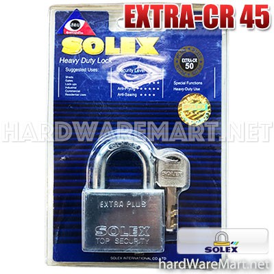 SOLEX กุญแจ 45mm ชุบโครมเมียม รุ่น EXTRA-CR45 | Shopee Thailand