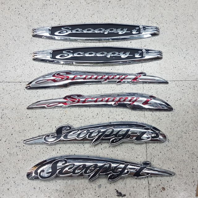 SCOOPY I LOGO 3D โลโก้เดิม ( ขายเป็นคู่ ) | Shopee Thailand