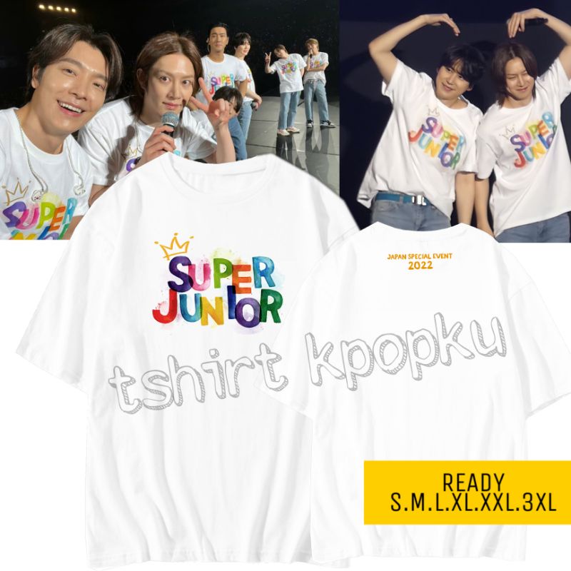 เสื้อยืด kpop เกาหลี SJ japan งานพิเศษ 2022 พิมพ์ | Shopee Thailand