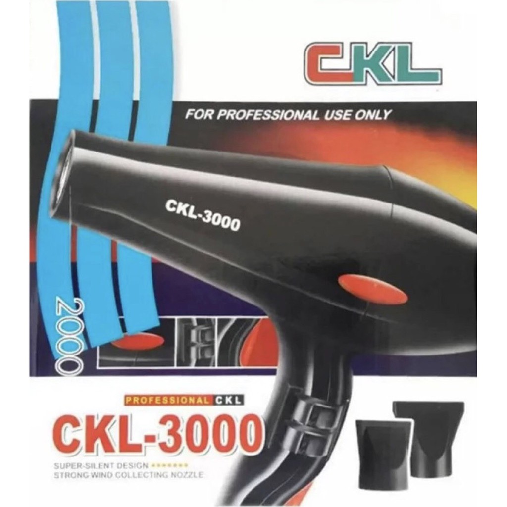 ไดร์เป่าผม CKL รุ่น CKL-3000(ร้านทำผมนิยมใช้)ปรับลมร้อน-ลมเย็นได้ Professional Hair Dryer มีมอก. ...