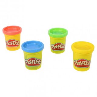 Play-Doh 4PC Modelling Clay Set Red Blue Green Yellow ดินน้ำมัน แป้งโด ...