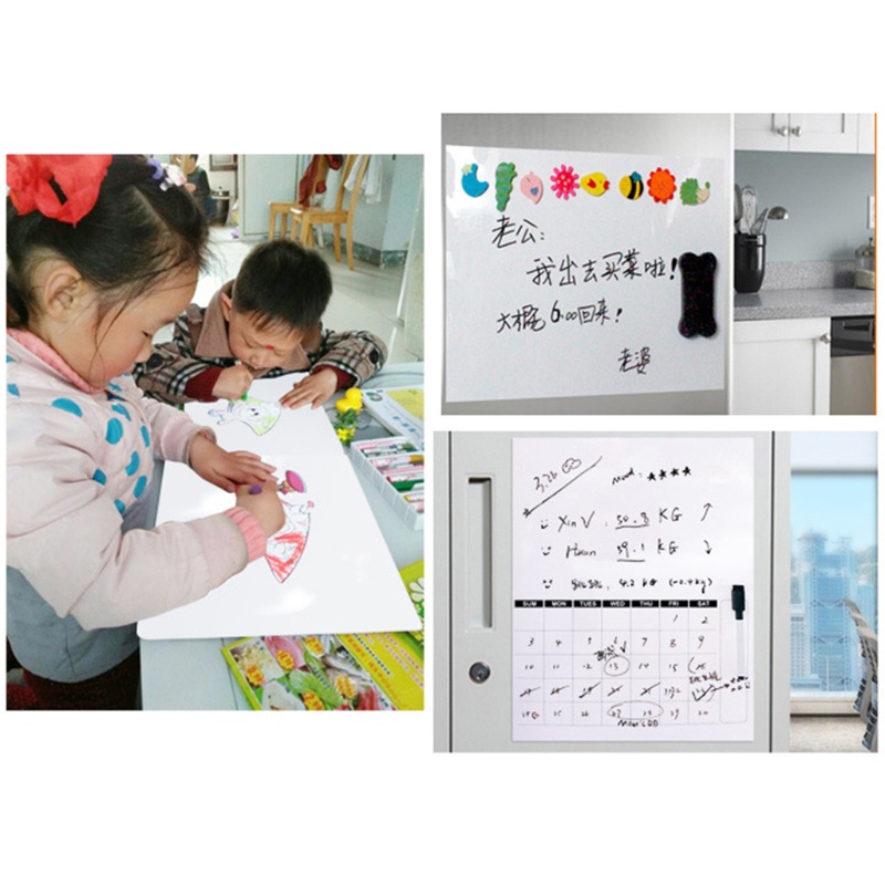 SPT* Magnetic Soft Whiteboard สติ๊กเกอร์ติดตู้เย็น Erasable Memo ...