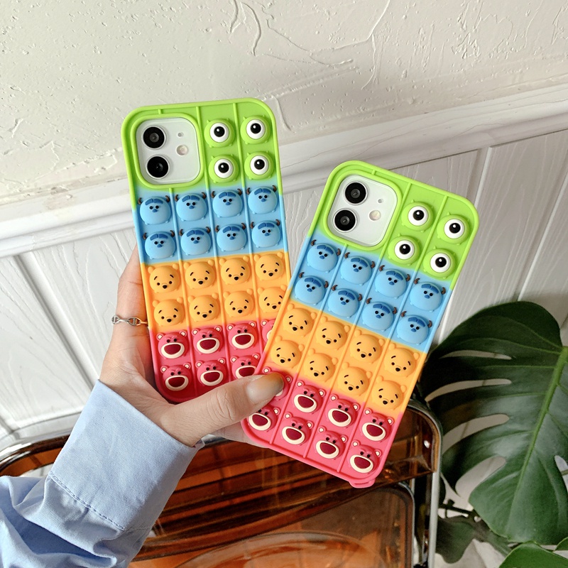 Pop it Popit Soft Silicone Casing Case Samsung A32 5G A02 A02s M02 M02s ...