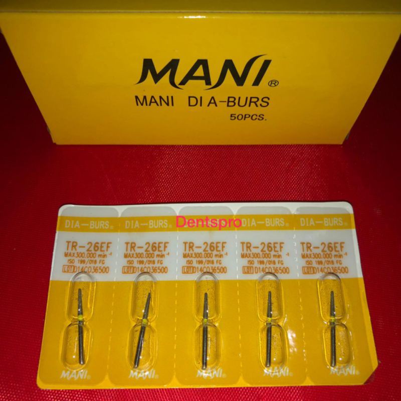 Tappered MANI น้ํายาขัดเงา สีเหลือง TR TF Series Burs | Shopee Thailand