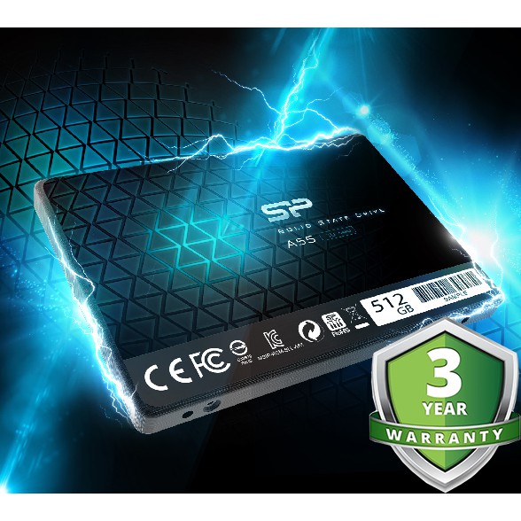 SSD A55 128GB 256GB Silicon Power 3DNAND ของใหม่ประกัน3ปี | Shopee Thailand