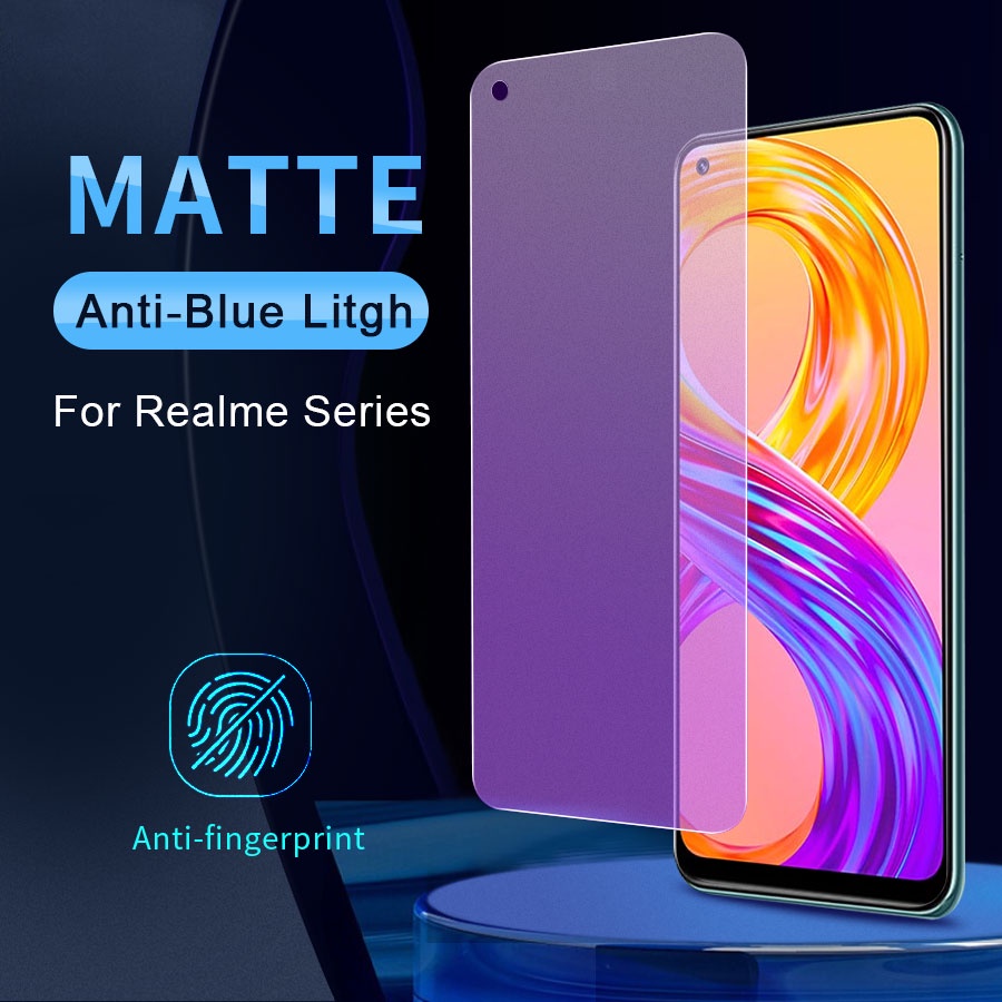 ฟิล์มกระจก Realme แบบเต็มจอ ทุกรุ่น Realme 3 5 6 7 8 Pro 5i 6i 7i C2 C3 C11 C12 C15 C17 C21 C21Y ...