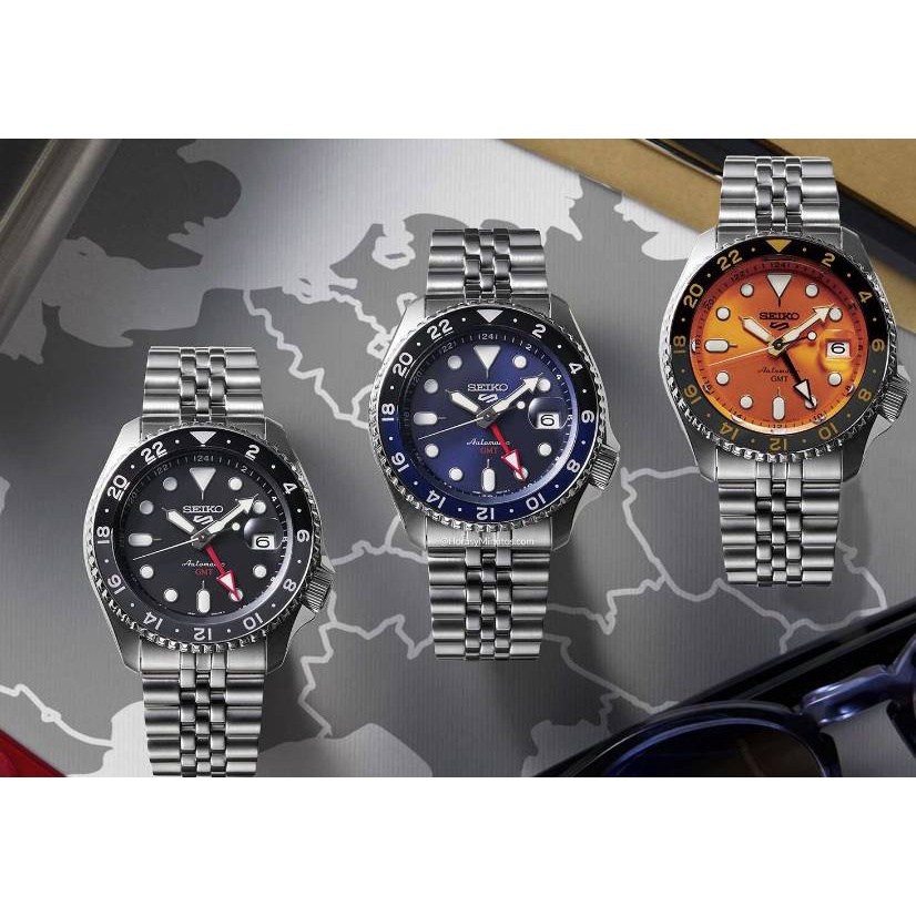 The New Seiko GMT 5 Sports Style GMT SSK SSK033 SSK036 ประกันศูนย์ไทย 3 ...