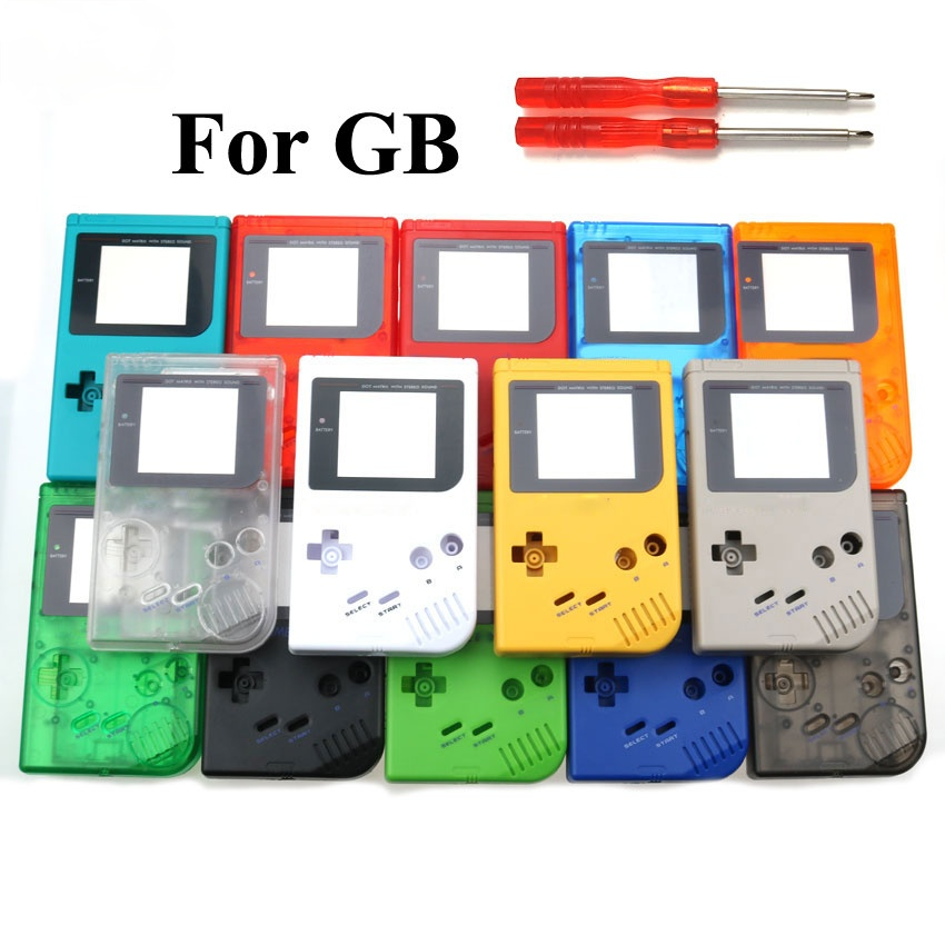 Full Housing Shell Cover Case Pack พร้อมไขควงสําหรับ Nintendo Gameboy Classic GB DMG-01 Repair ...