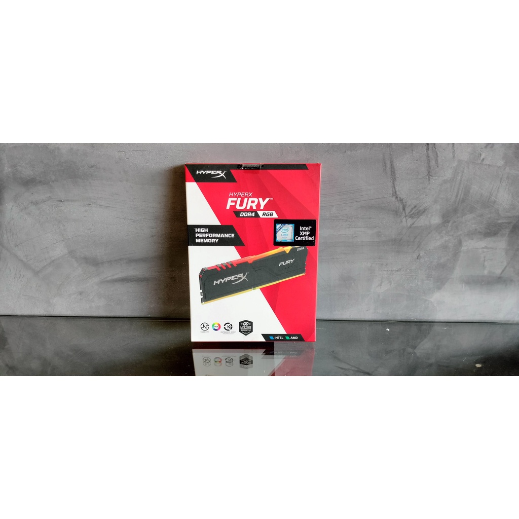 KINGTON HYPERX FURY RGB DDR4 BUS-3200 8X2 16G สีดำ | Shopee Thailand