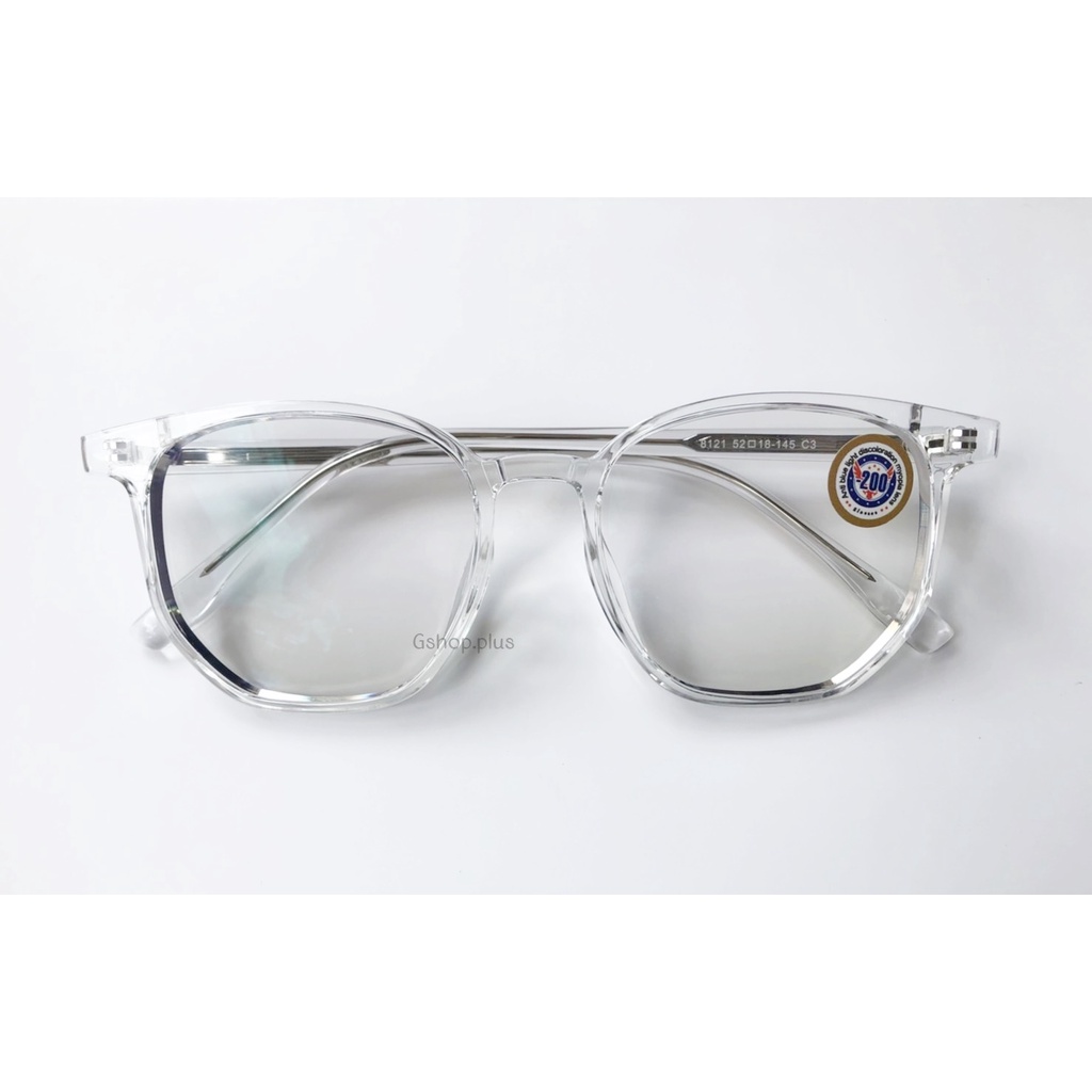 แว่นสายตาสั้น 3in1 Anti Blueblock Auto กรองแสงสีฟ้า ยูวี ออกแดดเปลี่ยนสี 8121AB | Shopee Thailand