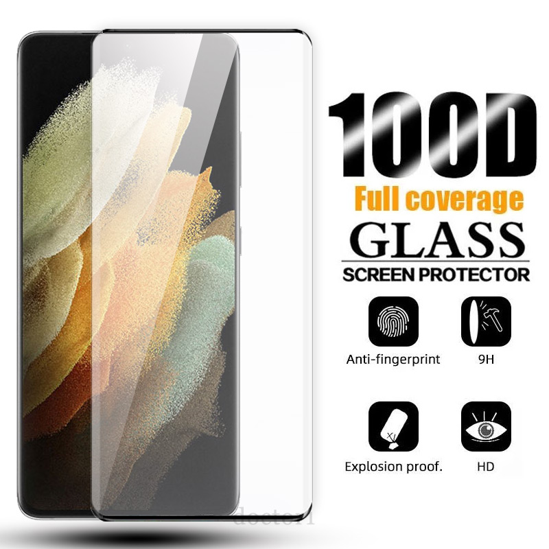 ฟิล์มกระจกนิรภัยกันรอยหน้าจอ แบบเต็มจอ สําหรับ Samsung ss Galaxy S22 ...