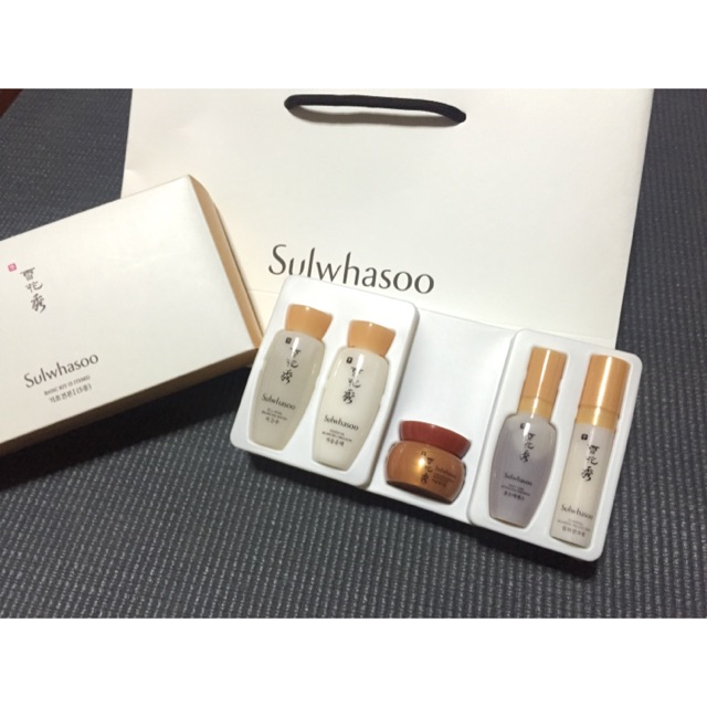 Sulwhasoo basic kit (5 items) แท้จากเคาเตอร์เอ็มโพเรี่ยม | Shopee Thailand