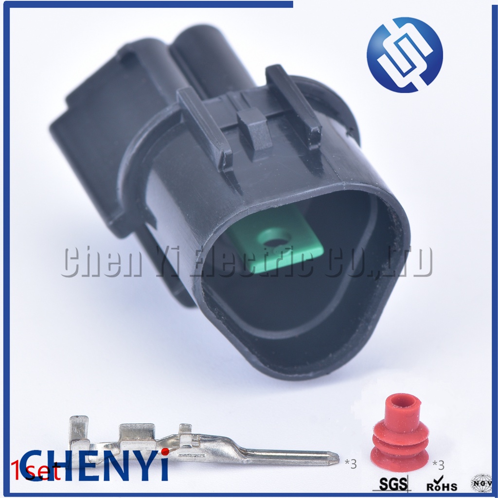 1 ชุด 3 ขาชายหญิง Kum กันน ้ ําสายไฟ Auto Connector Plug PB621-03020 ...
