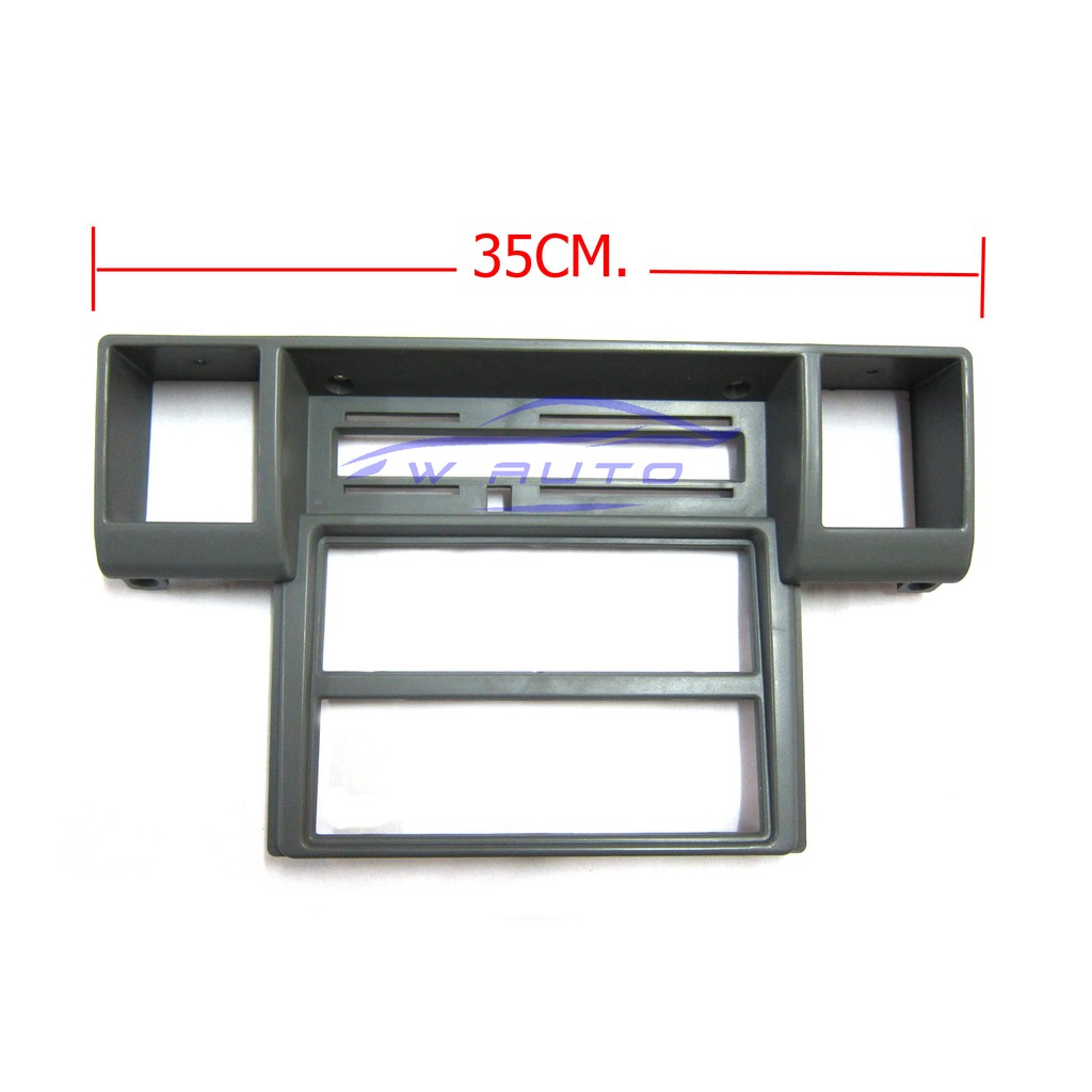 (1ชิ้น) หน้ากากวิทยุ หน้ากากคอนโซล มิตซูบิชิ ไซโคลน 1986 - 1997 เทา ดำ ...