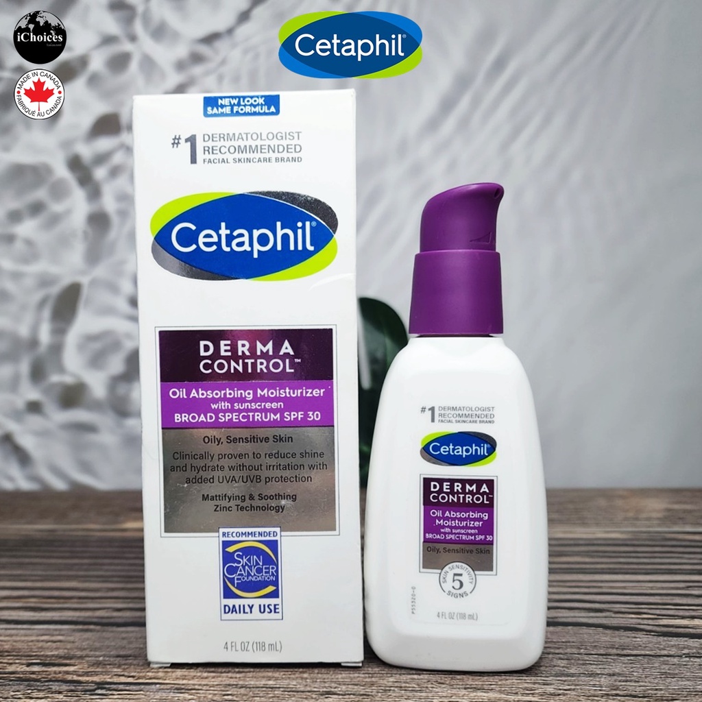 [Cetaphil] Pro Derma Control Oil Absorbing Moisturizer SPF 30, 118ml เซ ...