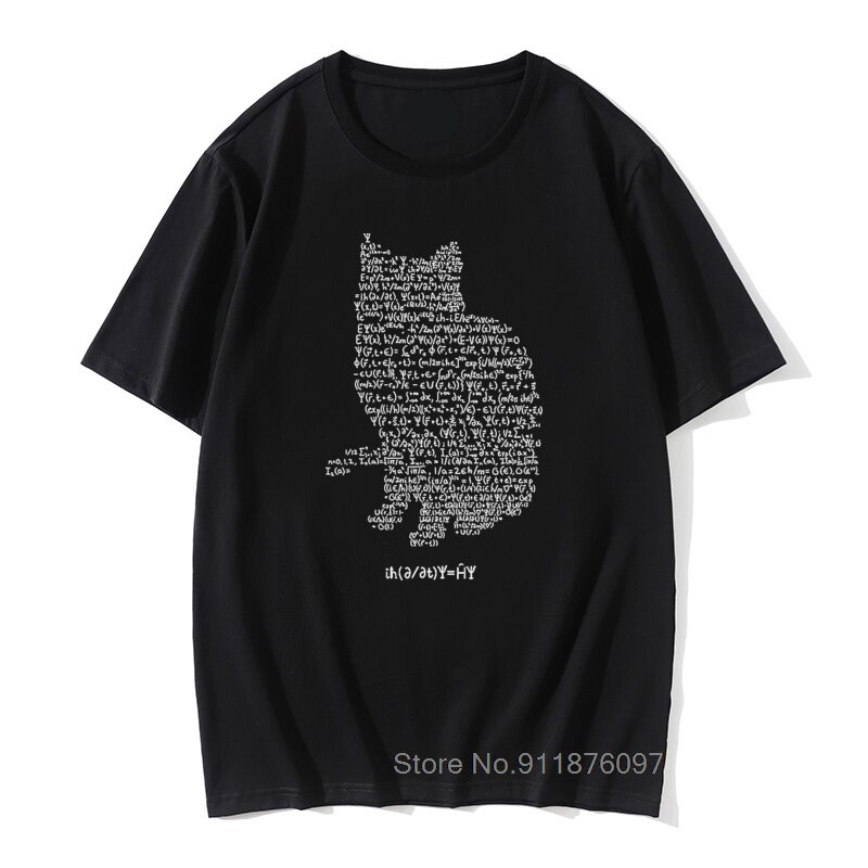 เสื้อยืด Maxwell Cat Quantum Mechanics Equation Theory สำหรับแฟนฟิสิกส์ ...