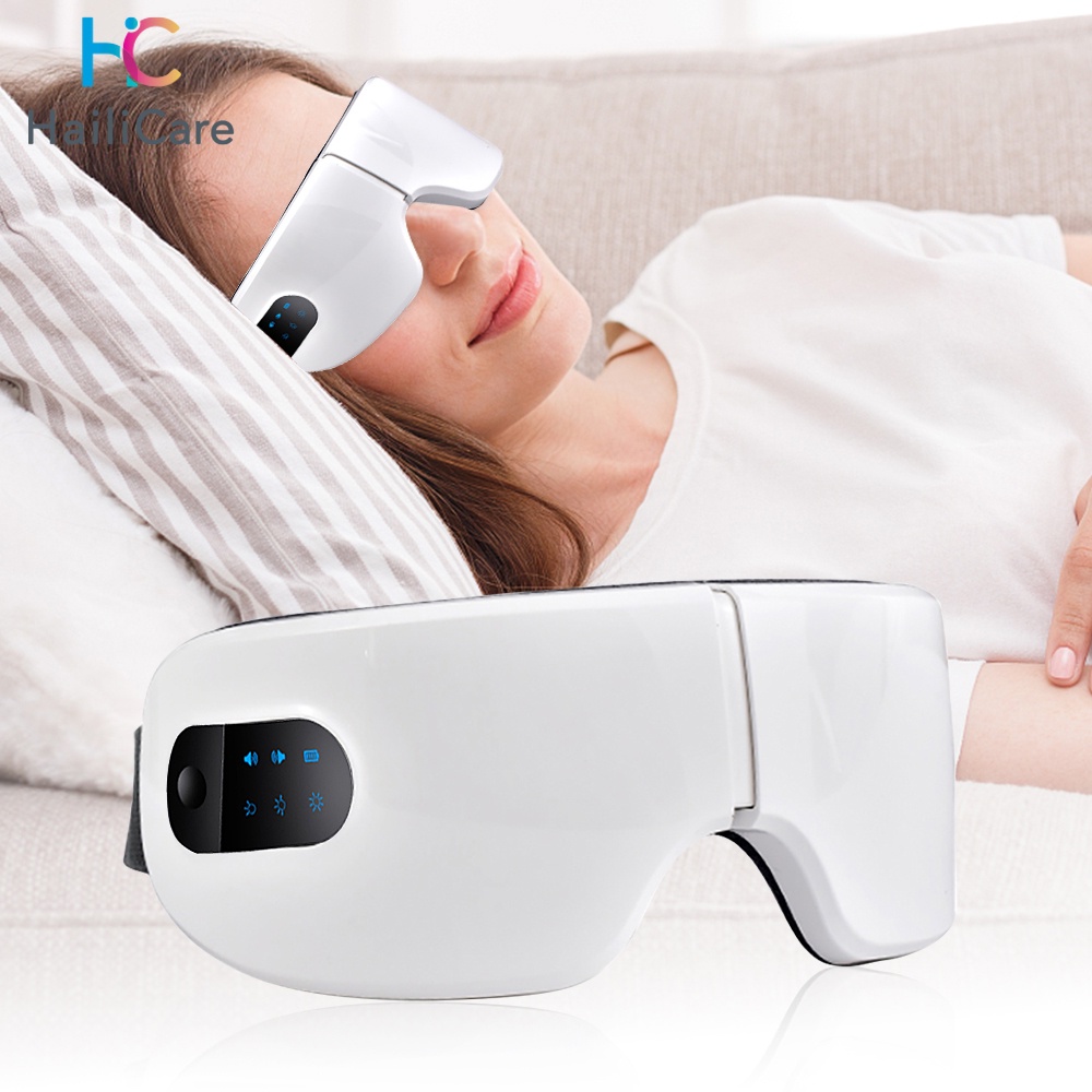 Smart Vibration Eye Massager Hot Compress USB Heating Steam Eyeshade ...