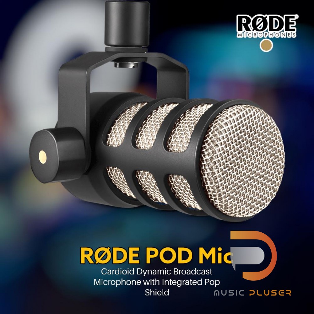 Rode Podmic Dynamic Podcadting Microphone ไมค์โครโฟนประเภทไดนามิค ให้ ...