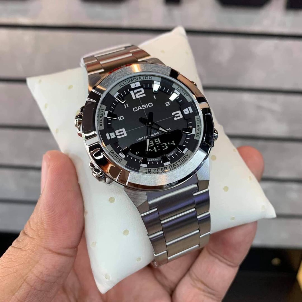 HOT นาฬิกา CASIO รุ่น AMW-870 ของแท้ประกันศูนย์ CMG 1 ปีใหม่ล่าสุด ...