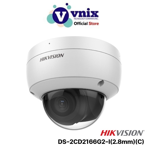 DS-2CD2166G2-I(2.8mm)(C) กล้องวงจรปิด Hikvision 6MP AcuSense Fixed Dome Network Camera By Vnix ...