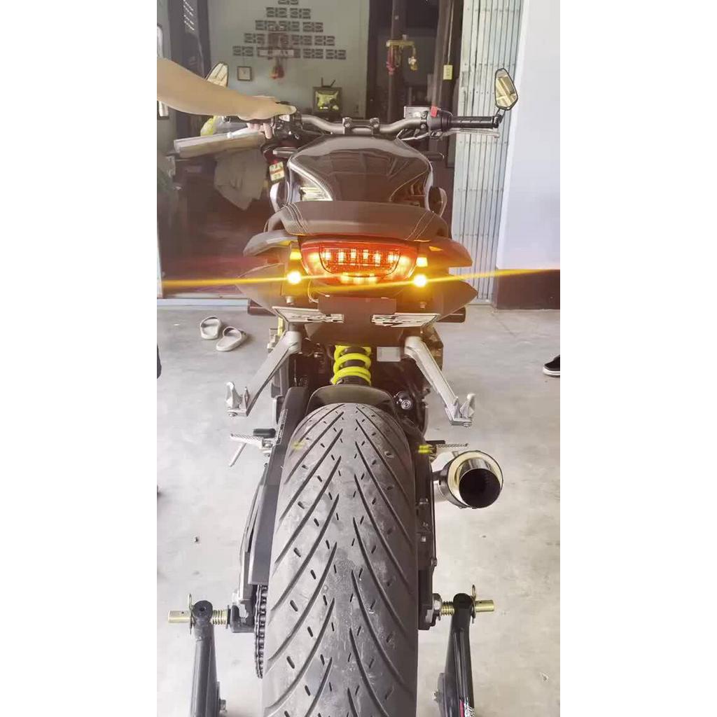 WACA ไฟตาแมว led eagle eyes ไฟส่องป้ายทะเบียน ไฟเลี้ยวมอเตอร์ไซค์ 2ชิ้น ไฟled12v สว่างมาก E09 XA ...