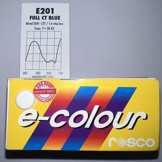 Rosco Filters E201 Full Ct Blue ( 2 SHEET ) | Shopee Thailand
