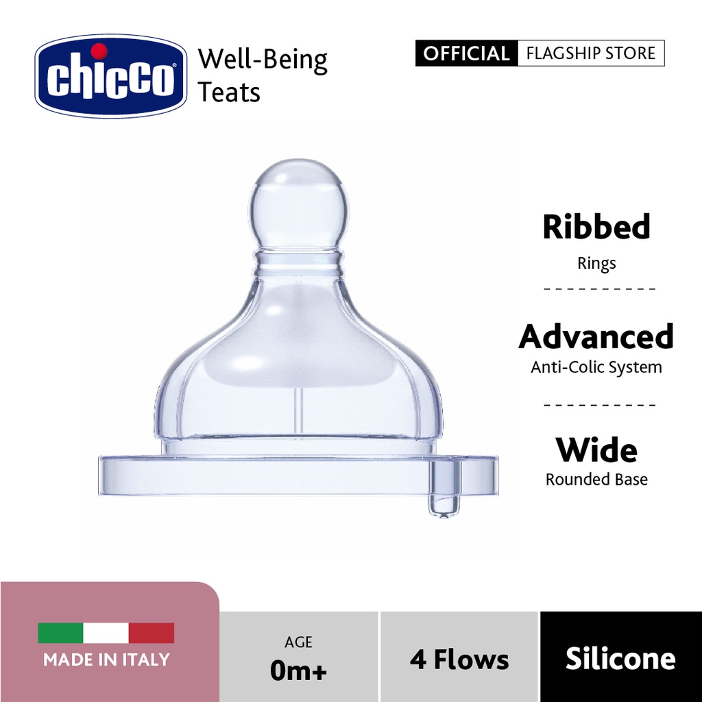 ชาซิลิโคน Well-Being Chicco (2 ชิ้น) | Shopee Thailand