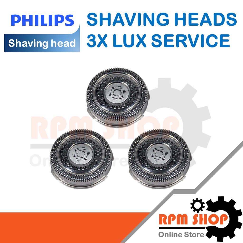 SHAVING HEADS 3X LUX SERVICE ใบมีดโกนอะไหล่แท้สำหรับเครื่องโกนหนวดไฟฟ้า ...