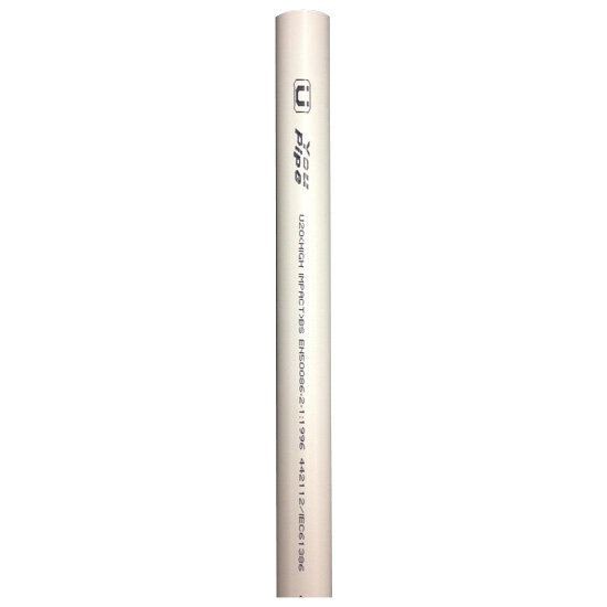 RIGID CONDUIT PVC U PIPE 20MM 2.92M WHITE BS ท่อร้อยสายไฟ PVC U PIPE 20 ...