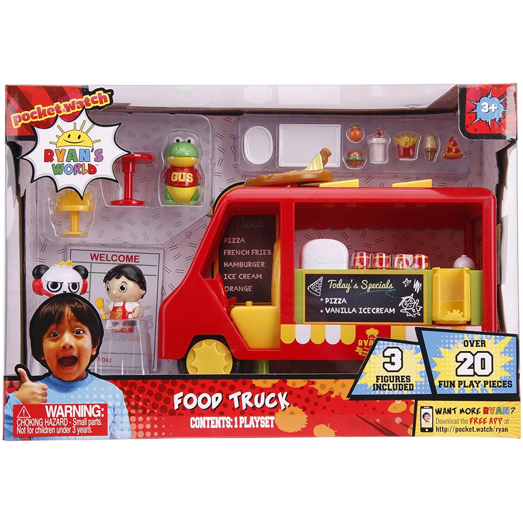 Jada Toys - Ryan's World Food Truck Jada Toys - รถบรรทุกอาหาร Ryans ...