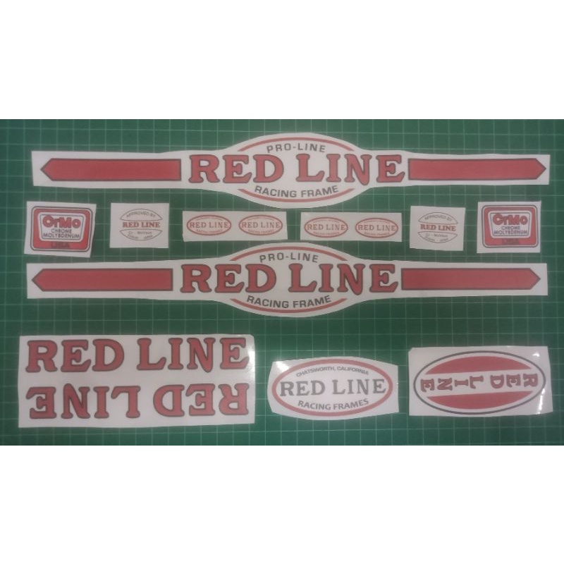 BMX Redline ProLine Decal สติกเกอร์พิมพ์ลายโปร่งใส | Shopee Thailand