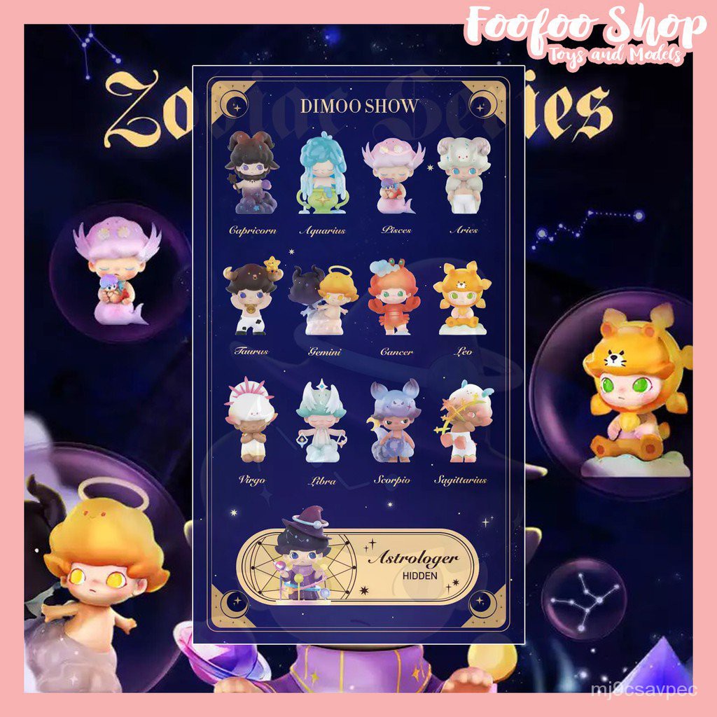 [พร้อมส่ง] DIMOO - Zodiac Series Figures POP MART Blind Box ฟิกเกอร์ ...