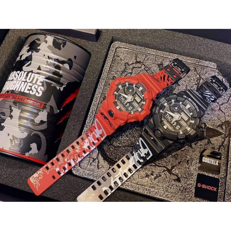 G-Shock X GODZILLA GA-700 Pair Box Set | Shopee Thailand