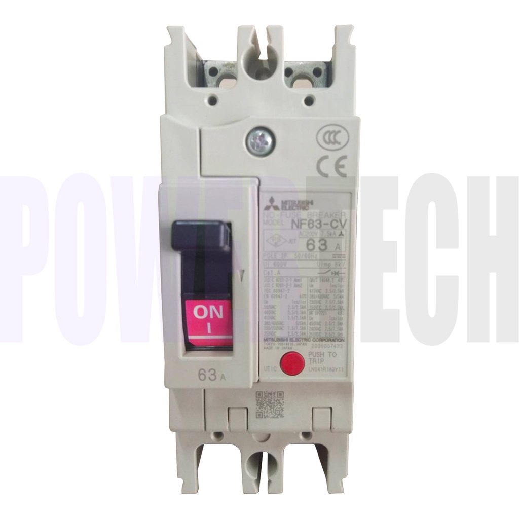 MITSUBISHI MCCB NF63-CV 2P 3P Mitsubishi Breaker | Shopee Thailand