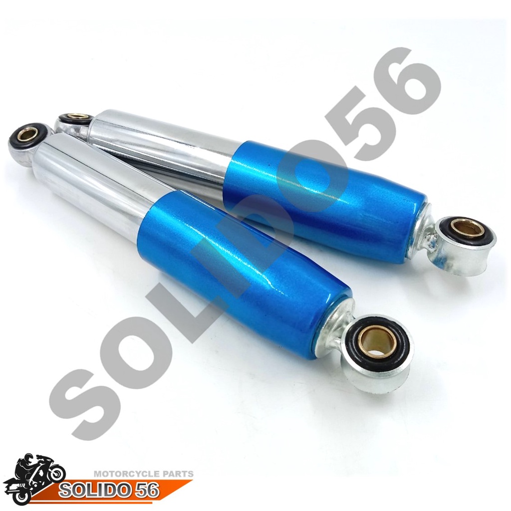 โช๊คหลังคู่ YAMAHA Y80 ขนาด 255 mm. สีน้ำเงิน แดง โช้คหลังสำหรับยามาฮ่า y80 | Shopee Thailand