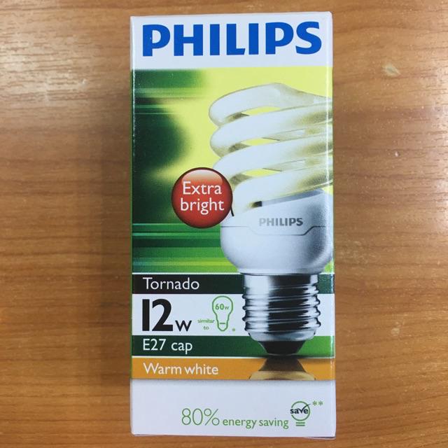 หลอดทอร์นาโด ฟิลิปส์ 8W12W15W20W24W E27 220-240V50-60Hz Extra bright | Shopee Thailand