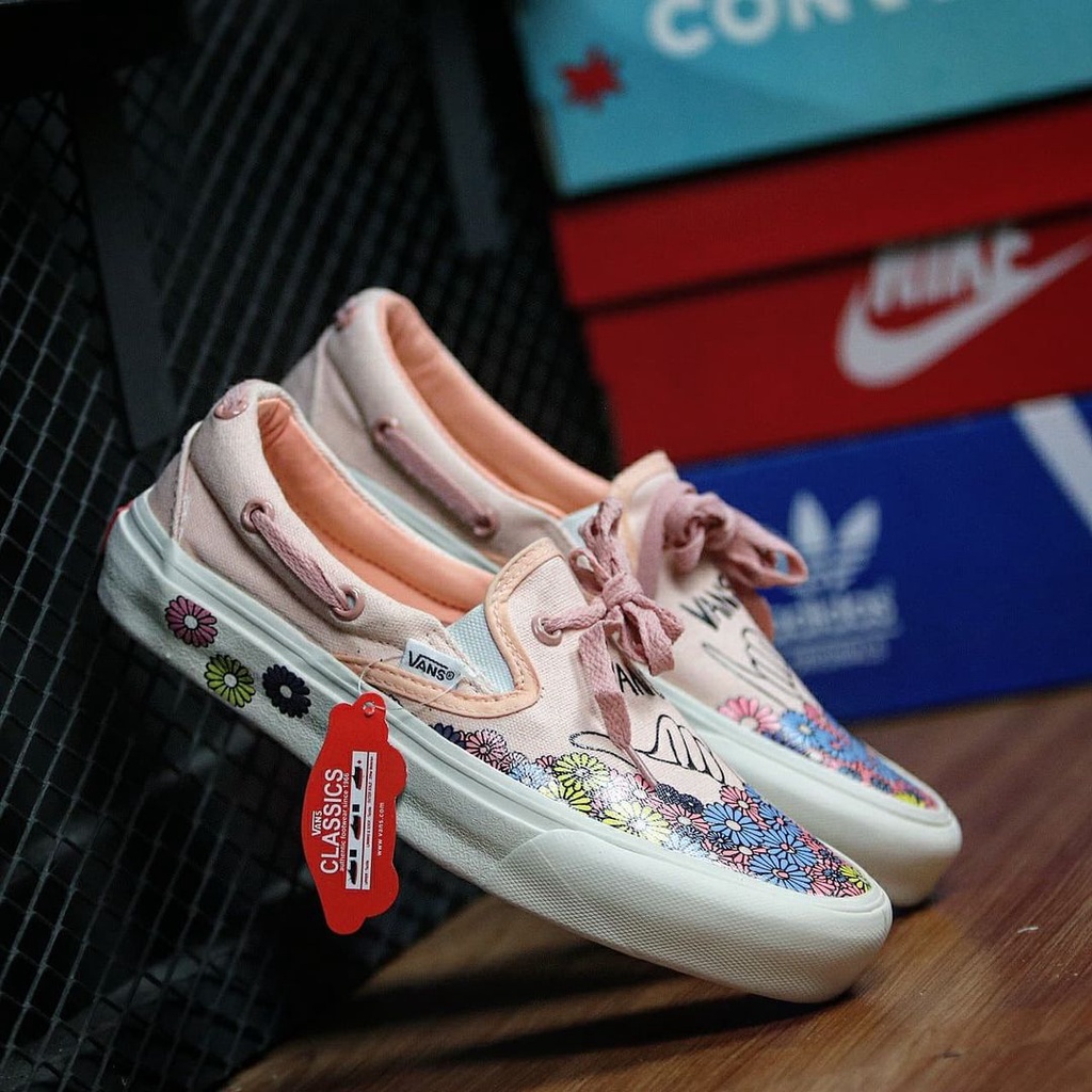 Vans LACEY 72 รองเท้าผ้าใบ สลิปออน สวมใส่สบาย พรีเมี่ยม นําเข้า แฟชั่น ...