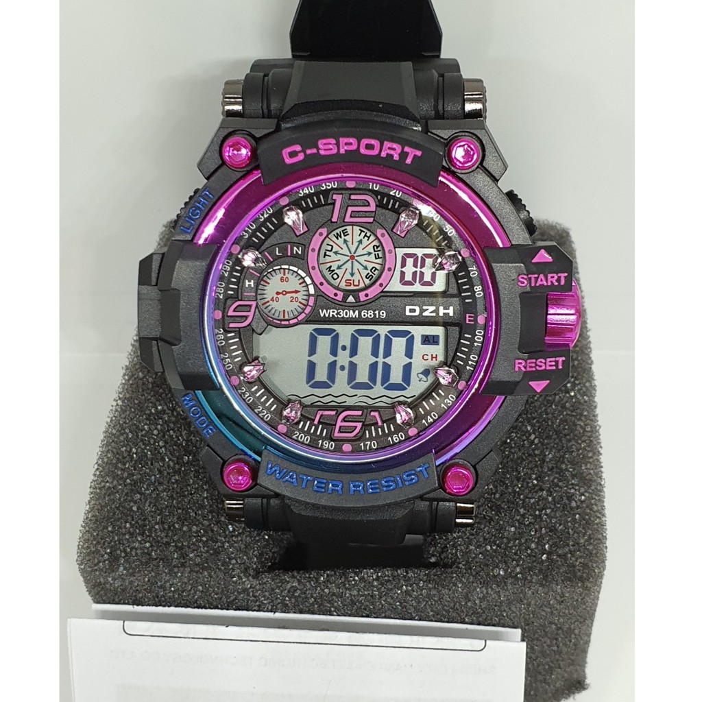 (DZHของแท้) Sport watch นาฬิกาข้อมือ C-SPORT นาฬิกากันน้ำ100% ทรง สปอร์ ...