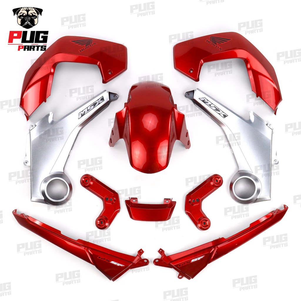 PUGParts ชุดสี MSX ตัวเก่า ชุดสีMSX 125 รุ่นแรก ปี2012-2015 (ชุด10ชิ้น ...