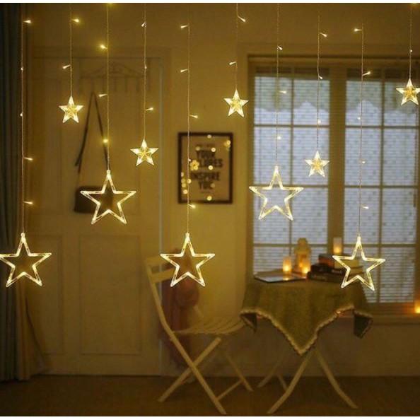 ไฟม่านดาวLED ไฟประดับ ดาว | Shopee Thailand