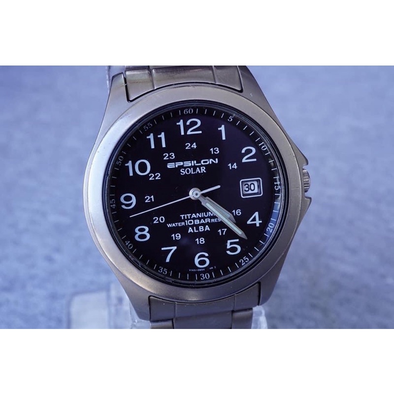 ALBA EPSILON SOLAR TITANIUM | Shopee Thailand