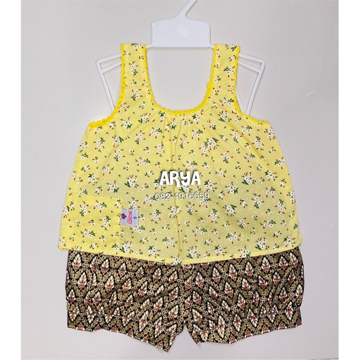 ชุดไทยเด็ก ชุดสงกรานต์ (รหัสH01) 6สี2ลาย เสื้อคอกระเช้า+กางเกงลายไทยประกายทอง ไซน์S อก20-22”ยาว ...