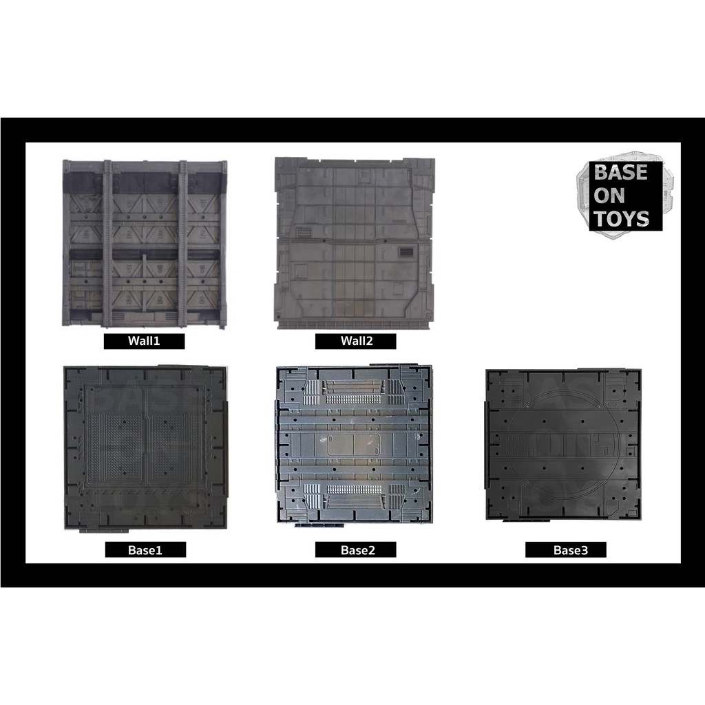 [ฉากโรงซ่อมหุ่น : แบบแยกแผ่น] CG Domain Base Action Base โรงซ่อมกันดั้ม ...