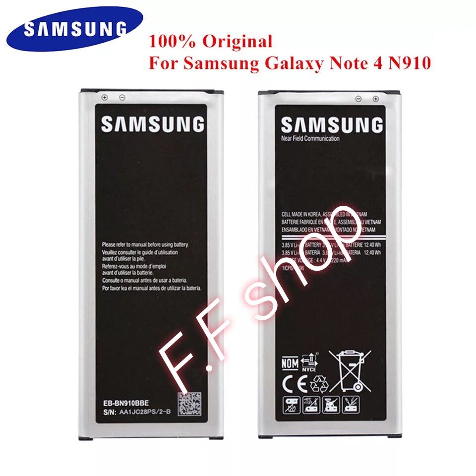 ของแท้💯% Samsung (ซัมซุง) แบต Note 4 (SM-N9100) Galaxy Battery 3.85V 3220mAh | Shopee Thailand