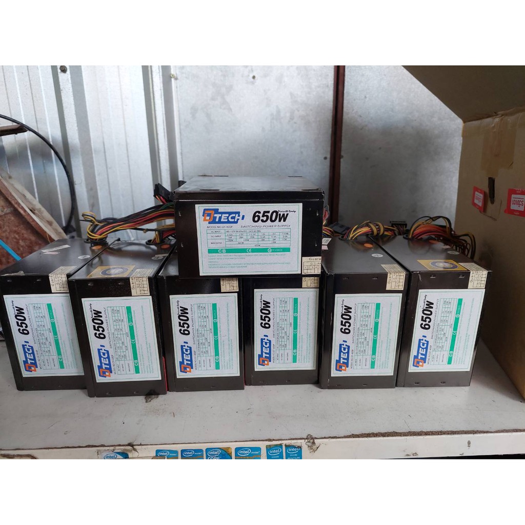 Dtech รุ่น PW036A Power Supply 650W. คุณภาพสูง พาวเวอร์ซัพพลาย ,มือสอง ...