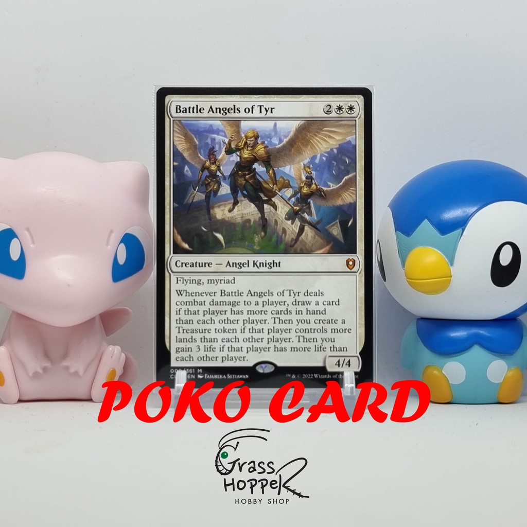 Battle Angels of Tyr การ์ด Magic the Gathering ของแท้ จากชุด Commander ...