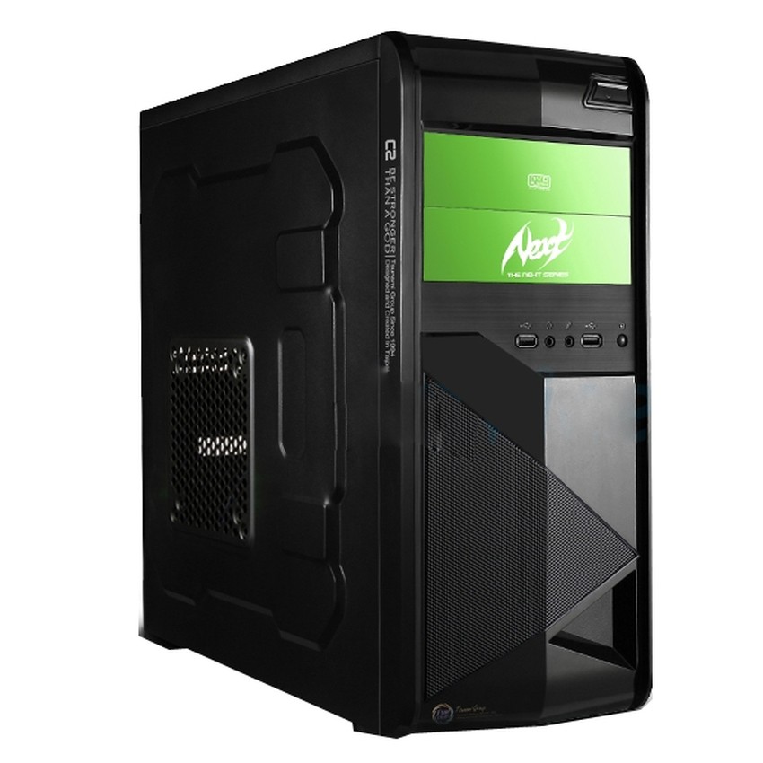 Tsunami COMPUTER CASE (NP) Next Series C2 (Black-Green) | Shopee Thailand
