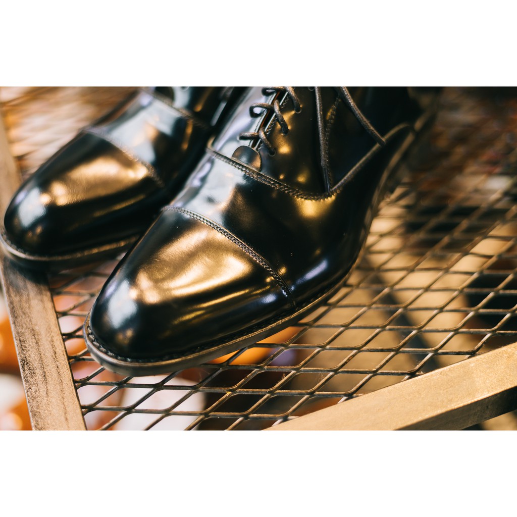 [M02] Shoesshi CapToe Oxford ทรงคลาสสิค รองเท้าหนังแท้ Oxford รองเท้า ...